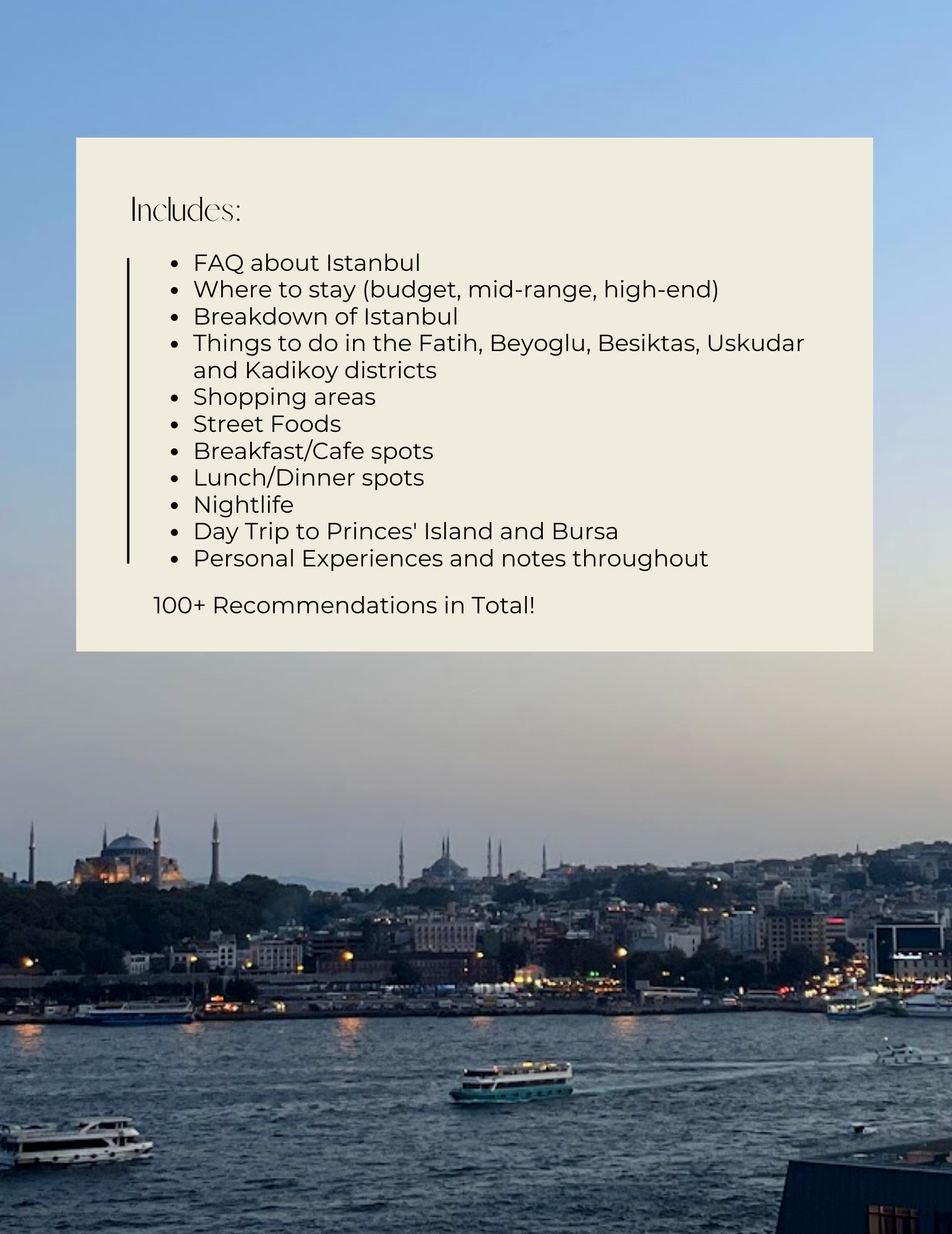 Istanbul Travel Guide | Istanbul Itinerary | Travel Itinerary ...