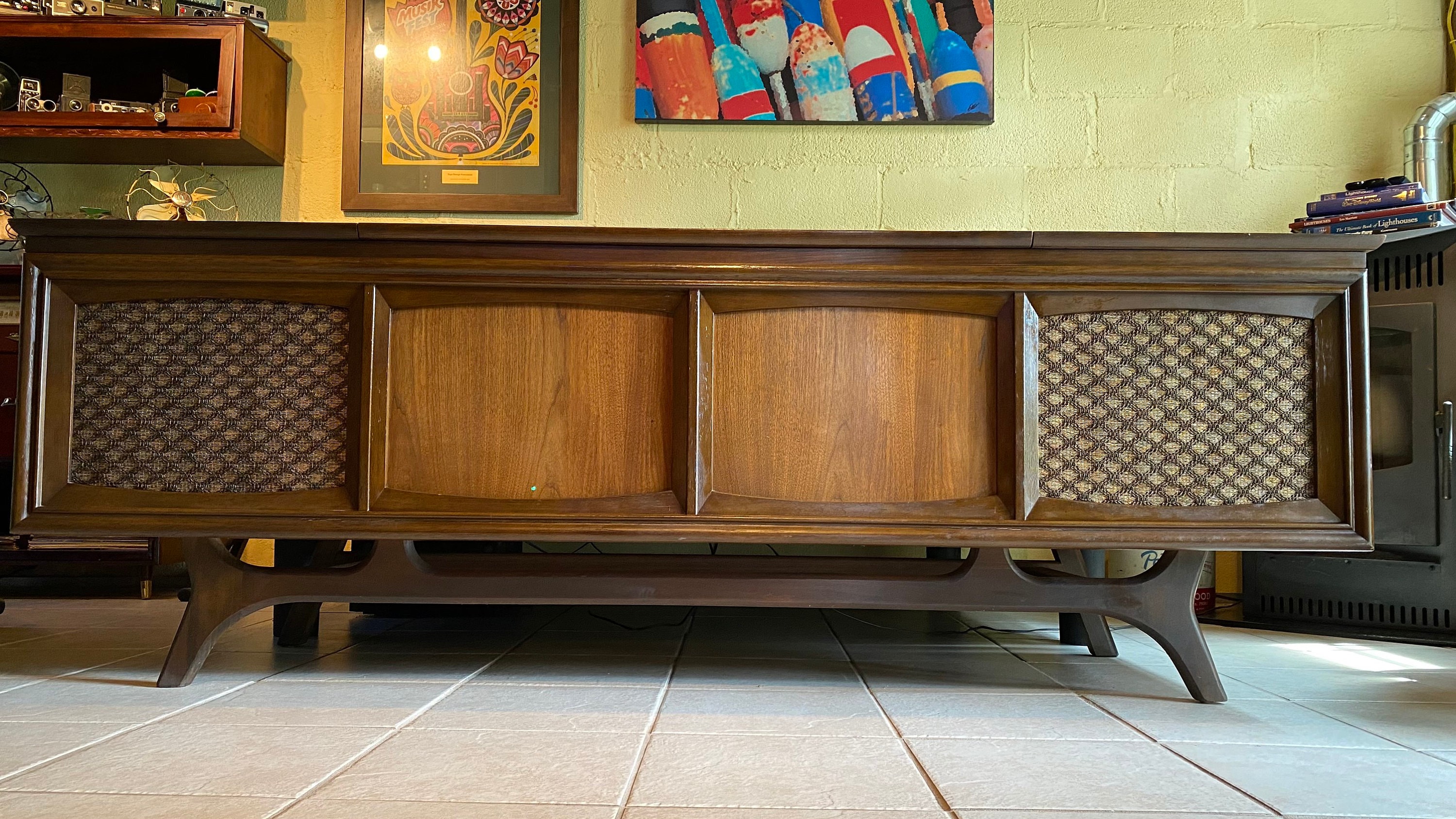 GE General Electric Vintage Stereo Console - Etsy