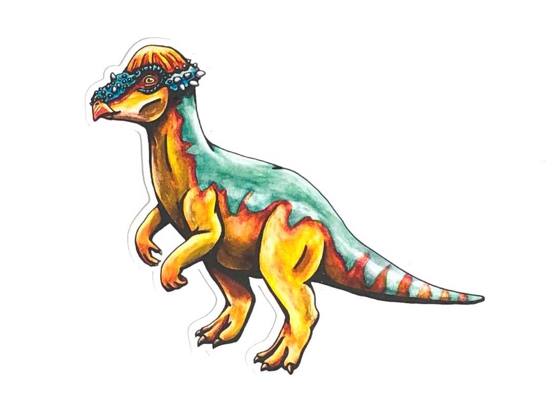 Pachycephalosaurus Vinyl Sticker, Pachy Vinyl Sticker, Pachy Sticker ...