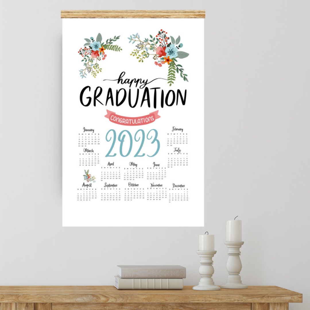 HAPPY GRADUATION 2023 Heirloom Wall Hanger/tea Towels Handmade - Etsy