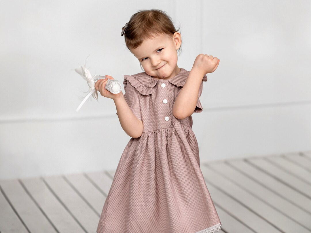 Pastel Baby Girl Dress, Rayon Flower Girl Outfit - Etsy