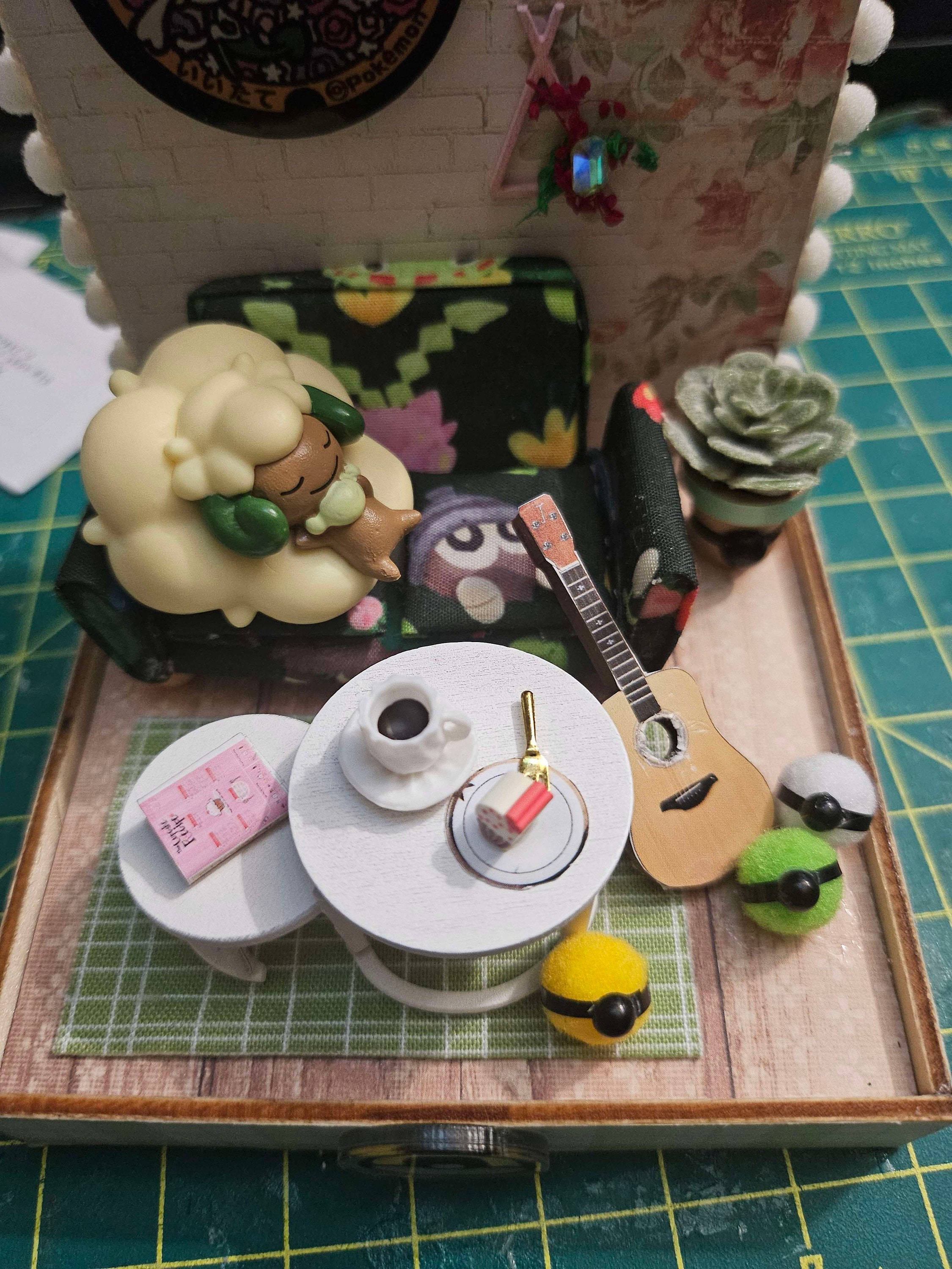 Pokémon Miniature Diorama, Whimsicott's Living Room - Etsy