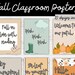Fall Classroom Decor Posters | Autumn Classroom | Halloween Decor ...