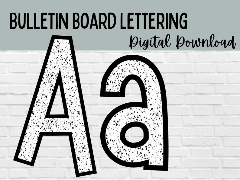 Bulletin Board Boho Classroom Decor Lettering Set - Etsy