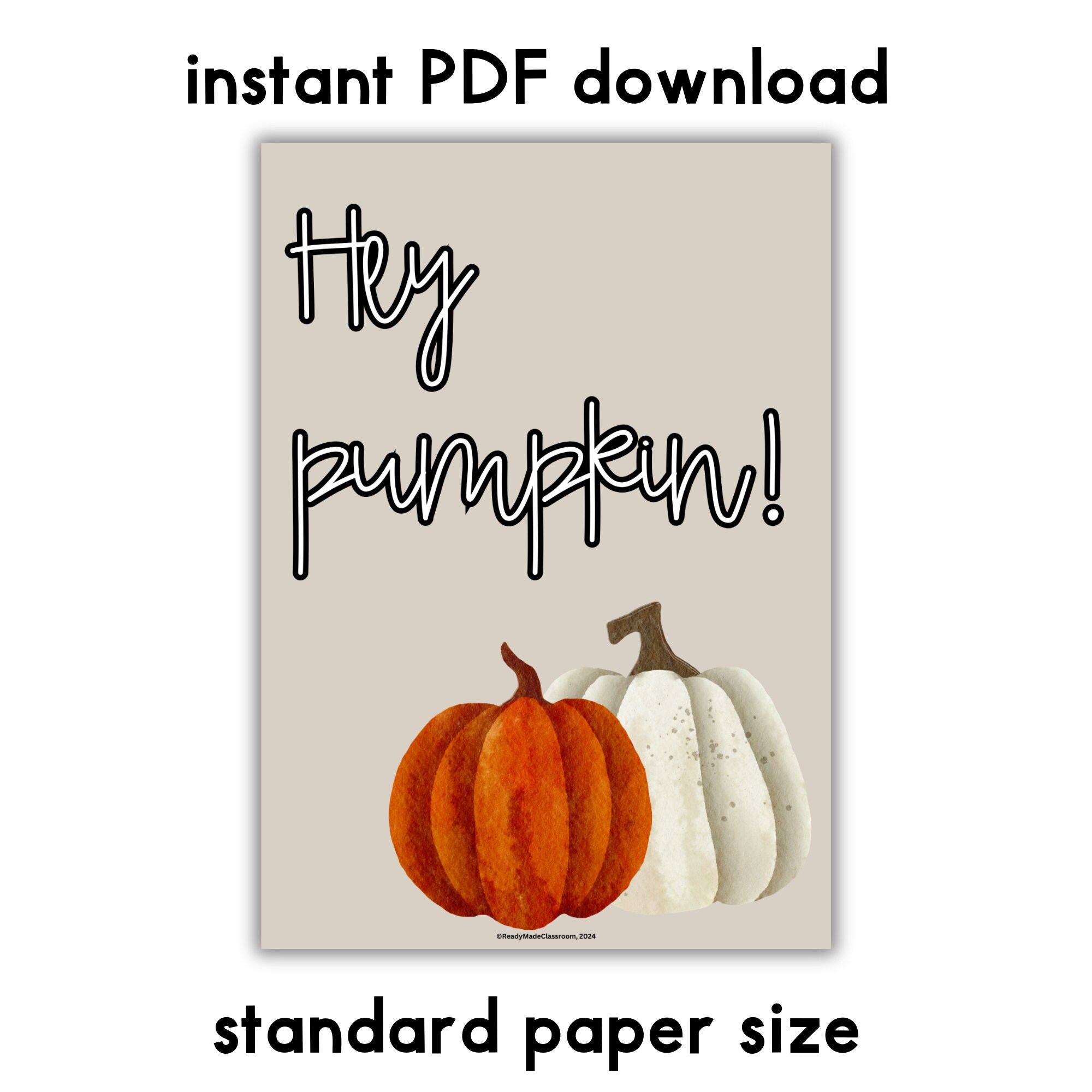 Fall Classroom Decor Posters | Autumn Classroom | Halloween Decor ...