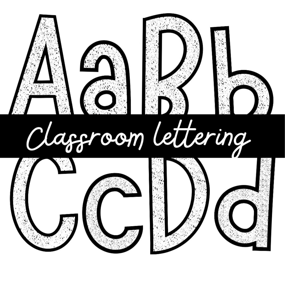 Bulletin Board Boho Classroom Decor Lettering Set - Etsy