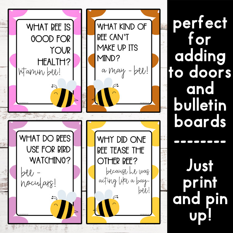 Bee Classroom Posters | Spring Classroom Decor | March Bulletin Board ...