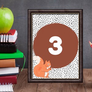 WOODLAND NUMBERS 1-20 | Nature and Woodland Themed Classroom Number ...