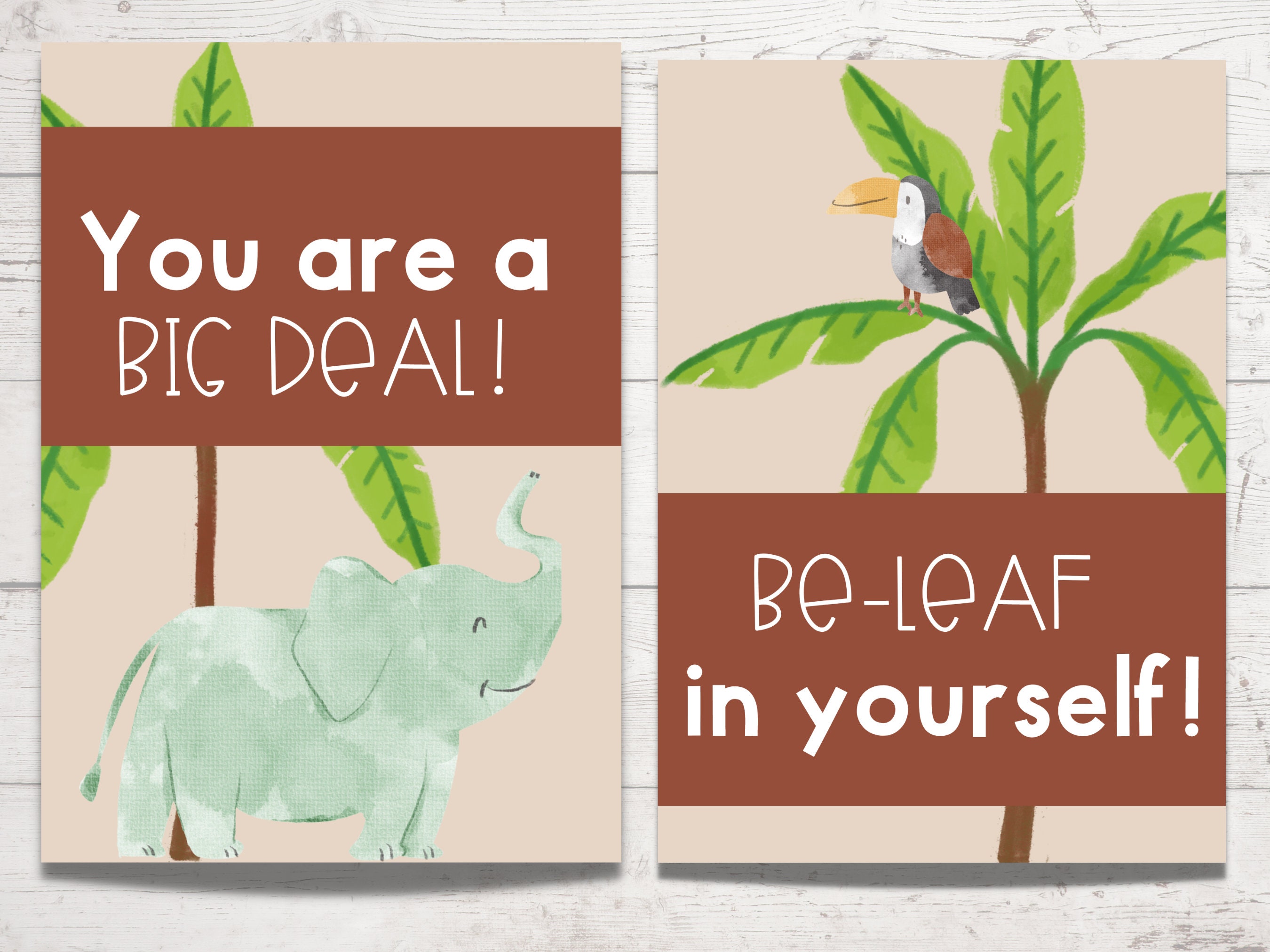 Motivational Classroom Posters | Neutral Classroom | Jungle Animal ...