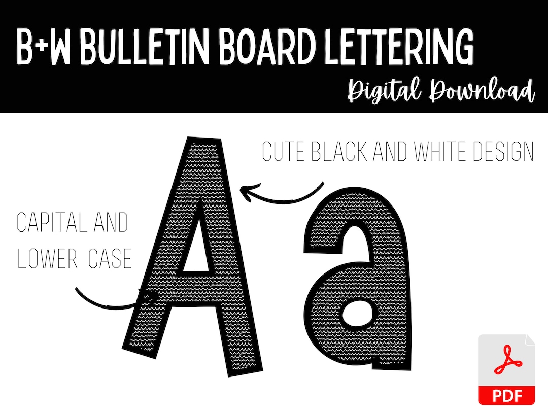 Bulletin Board Lettering Set | Boho Classroom Decor | Classroom Decor ...