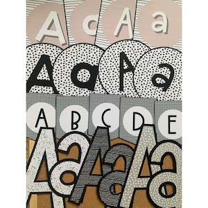 Bulletin Board Lettering Set | Lettering Bundle | Boho Lettering | Boho ...
