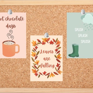 Fall Classroom Decor Posters Autumn Classroom Halloween - Etsy