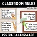 Classroom Rules Posters EDITABLE Expectations Classroom Decor Bulletin ...