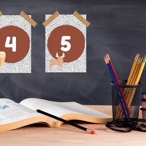 WOODLAND NUMBERS 1-20 | Nature and Woodland Themed Classroom Number ...