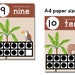 Cute Watercolour Jungle Animal Number Poster | Classroom Poster ...