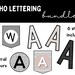 Bulletin Board Lettering Set | Lettering Bundle | Boho Lettering | Boho ...