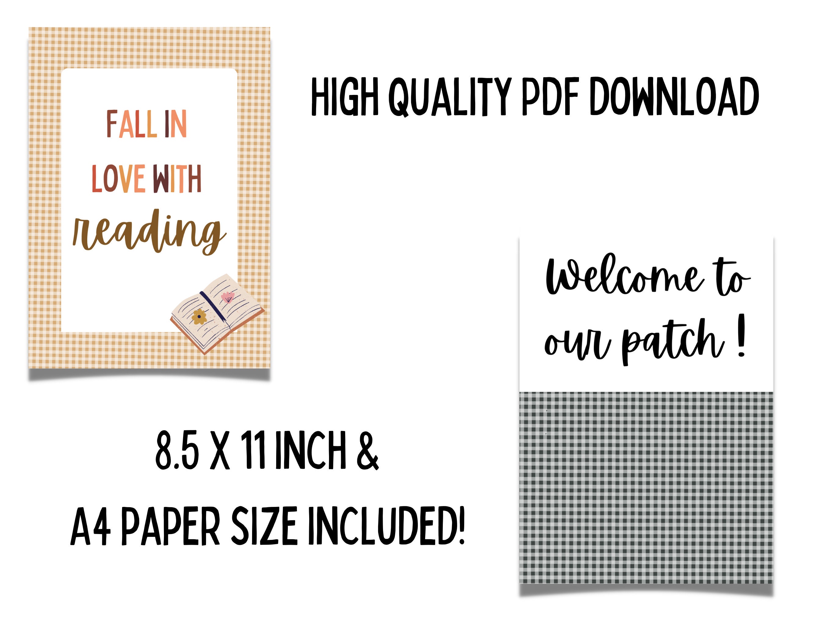Fall Classroom Decor Posters Autumn Classroom Halloween - Etsy
