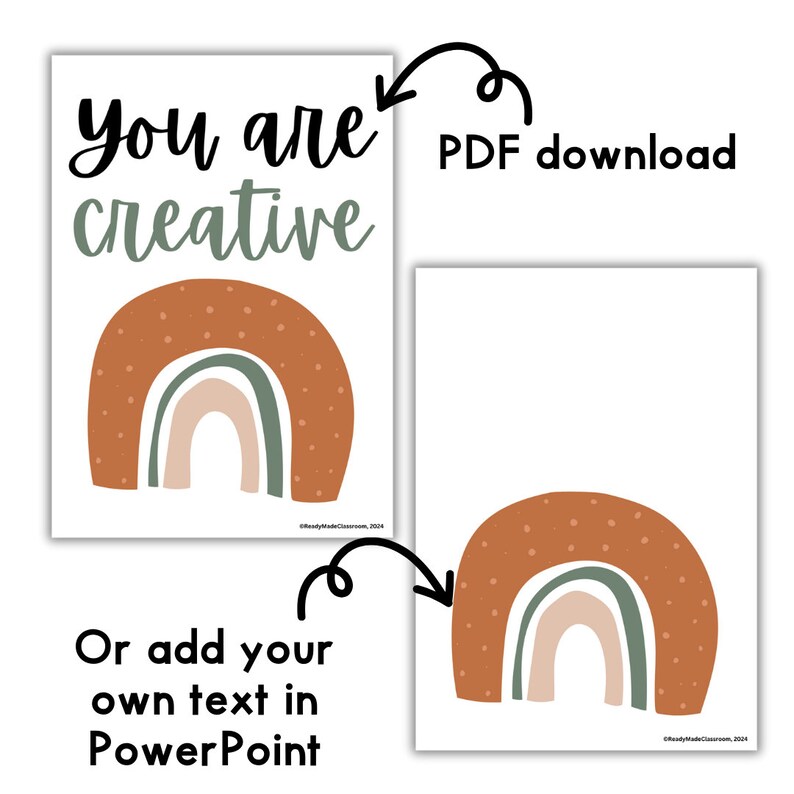 Positive Affirmation Posters EDITABLE | Motivational Classroom Posters ...