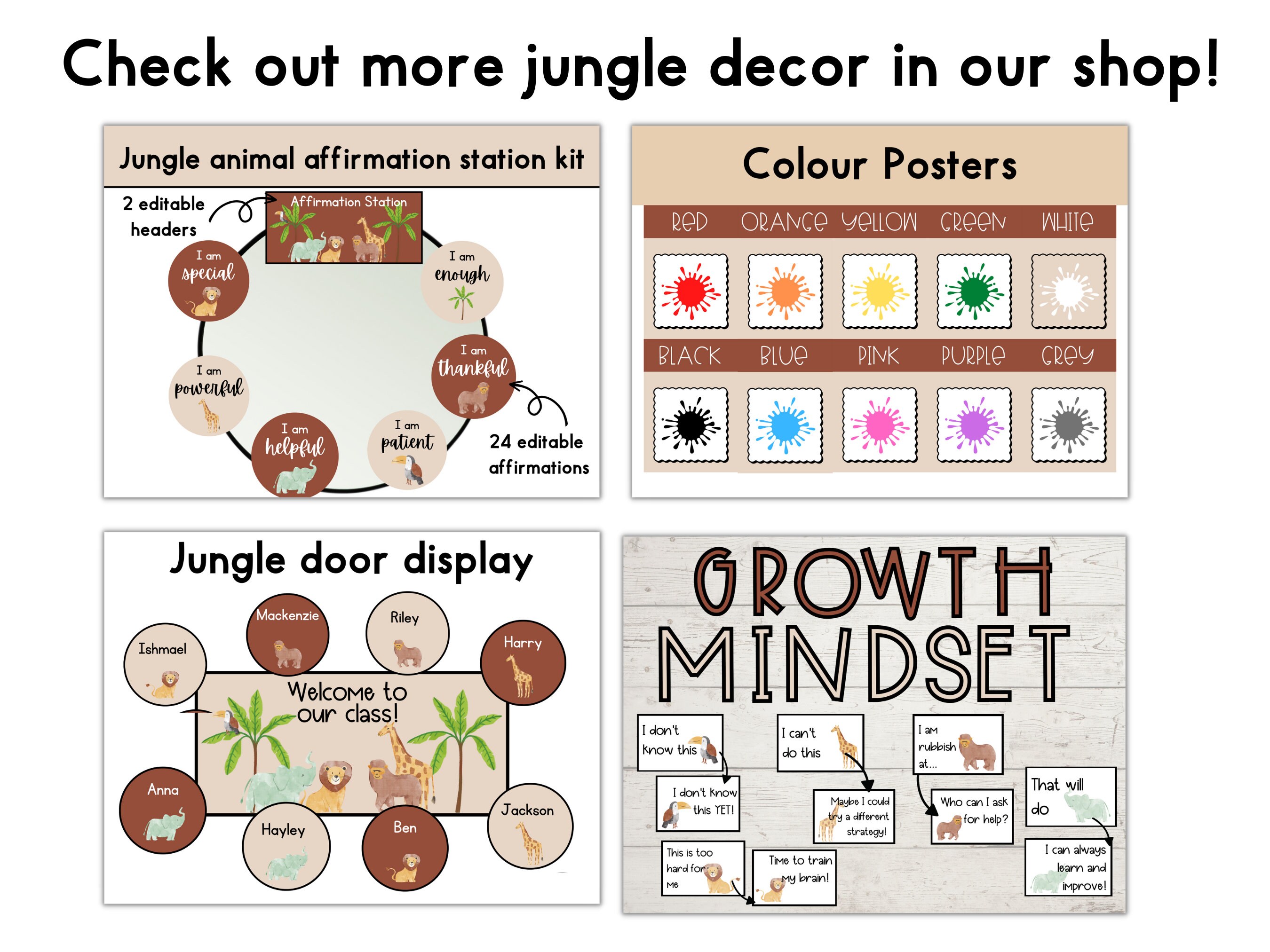 Number Line Display | Printable Number Line | Neutral Classroom ...