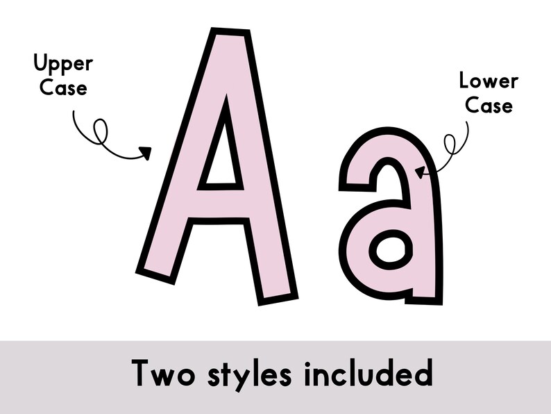 Bulletin Board Lettering Set Pastel Colour Elementary - Etsy