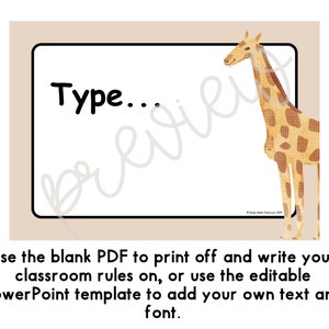 Classroom Rules Posters EDITABLE | Expectations | Classroom Decor ...