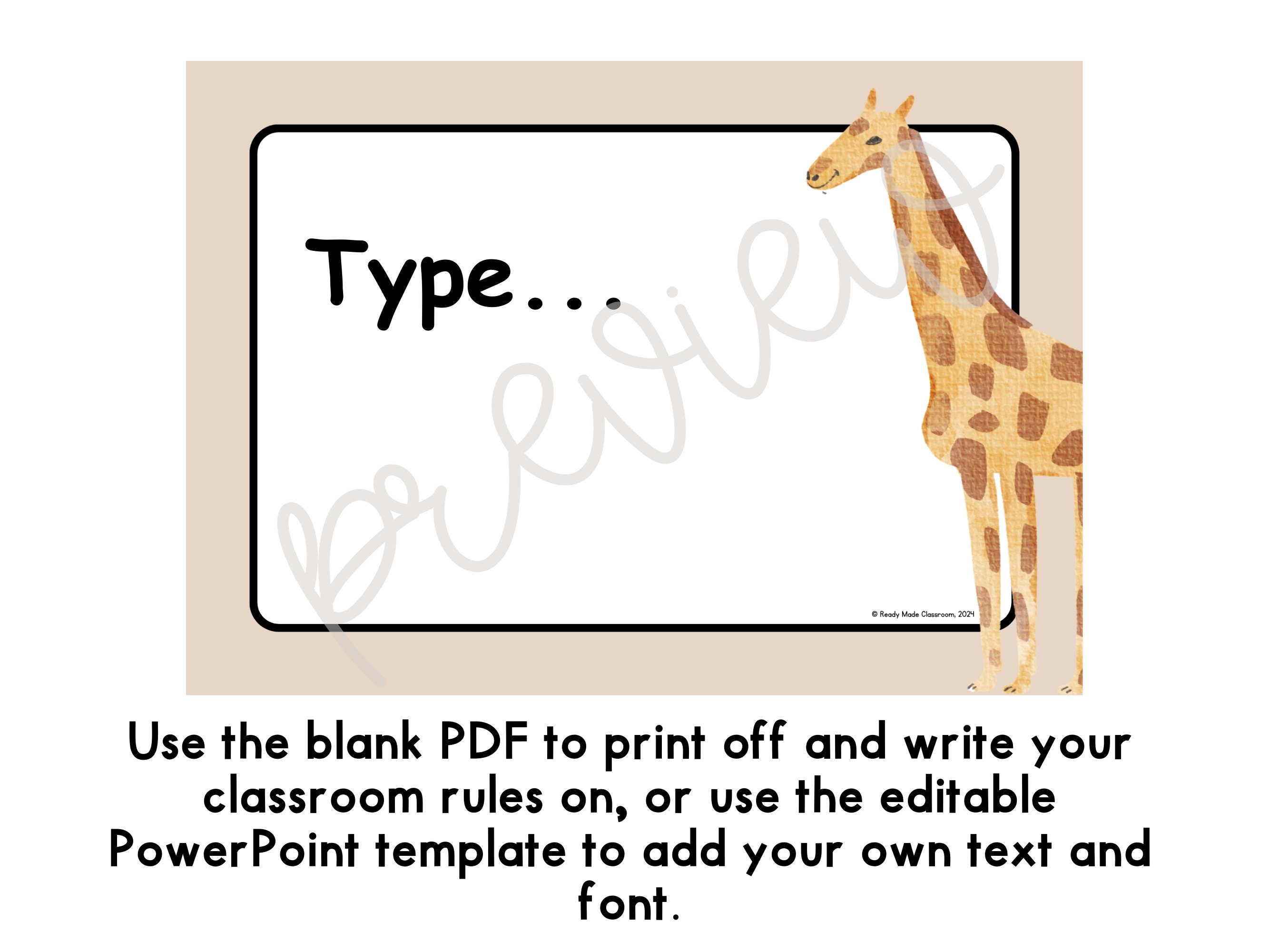 Classroom Rules Posters EDITABLE Expectations Classroom Decor Bulletin ...