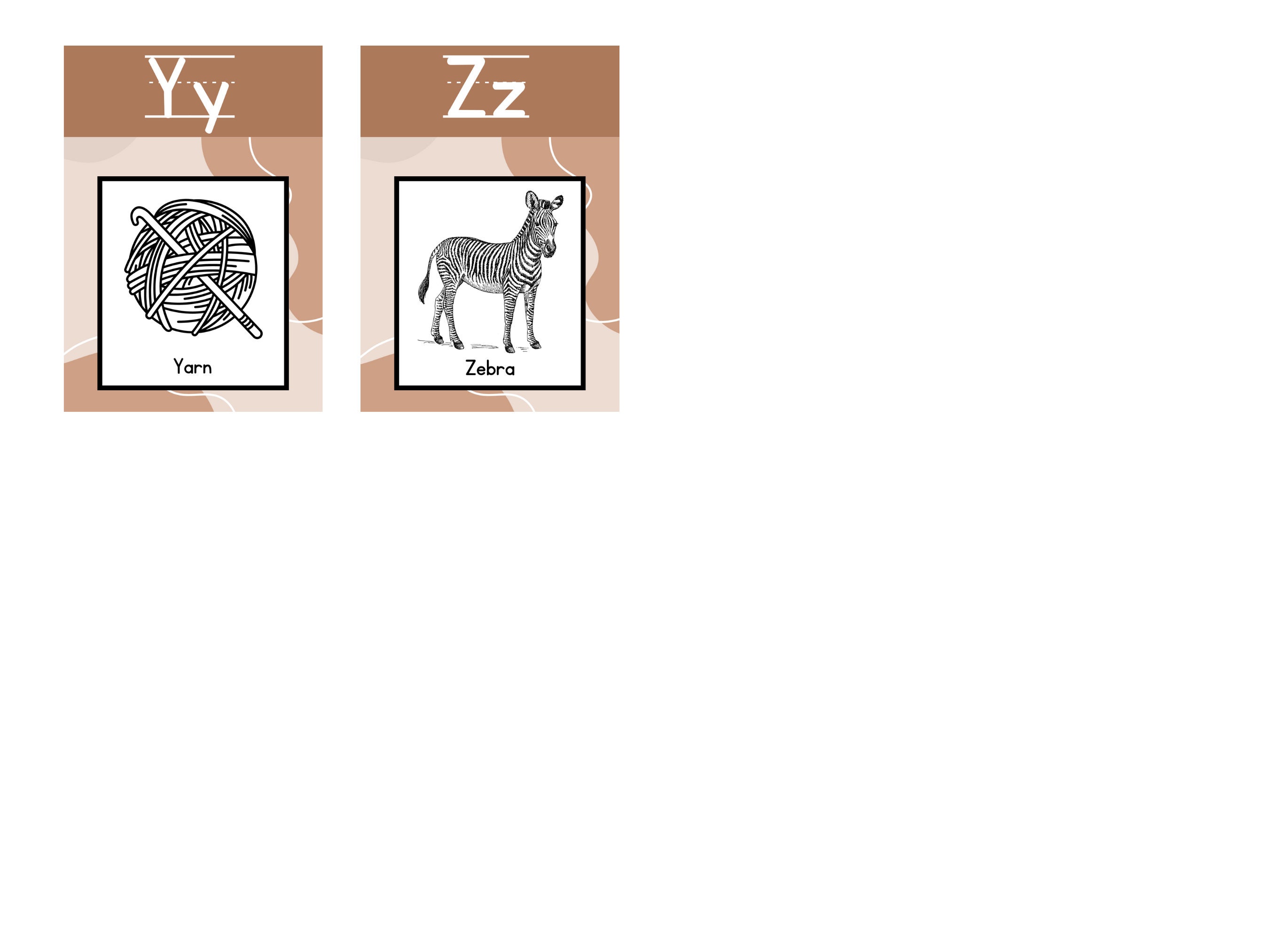 Alphabet Posters EDITABLE Neutral Classroom Decor Classroom Posters ...