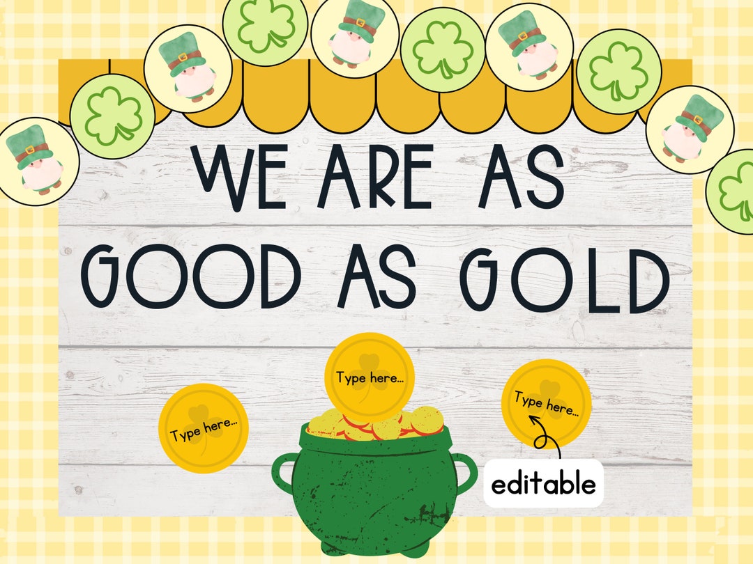 St Patrick's Day Display | March Bulletin Board Kit | March Door ...