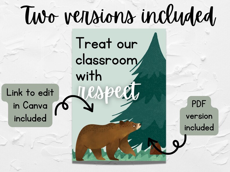 CLASSROOM POSTERS EDITABLE | Classroom Decor | Woodland Decor ...