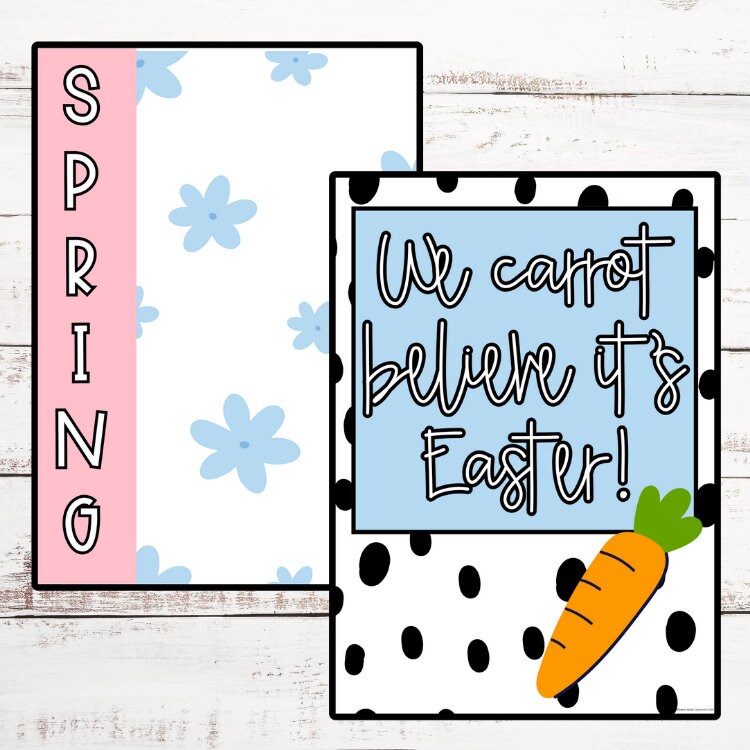 Easter Classroom Posters | Classroom Decor Elementary | Boho Classroom ...
