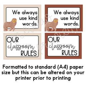 Classroom Rules Posters EDITABLE | Expectations | Classroom Decor ...