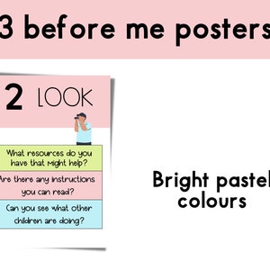 3 Before Me Posters | Classroom Posters | Classroom Decor | Classroom ...