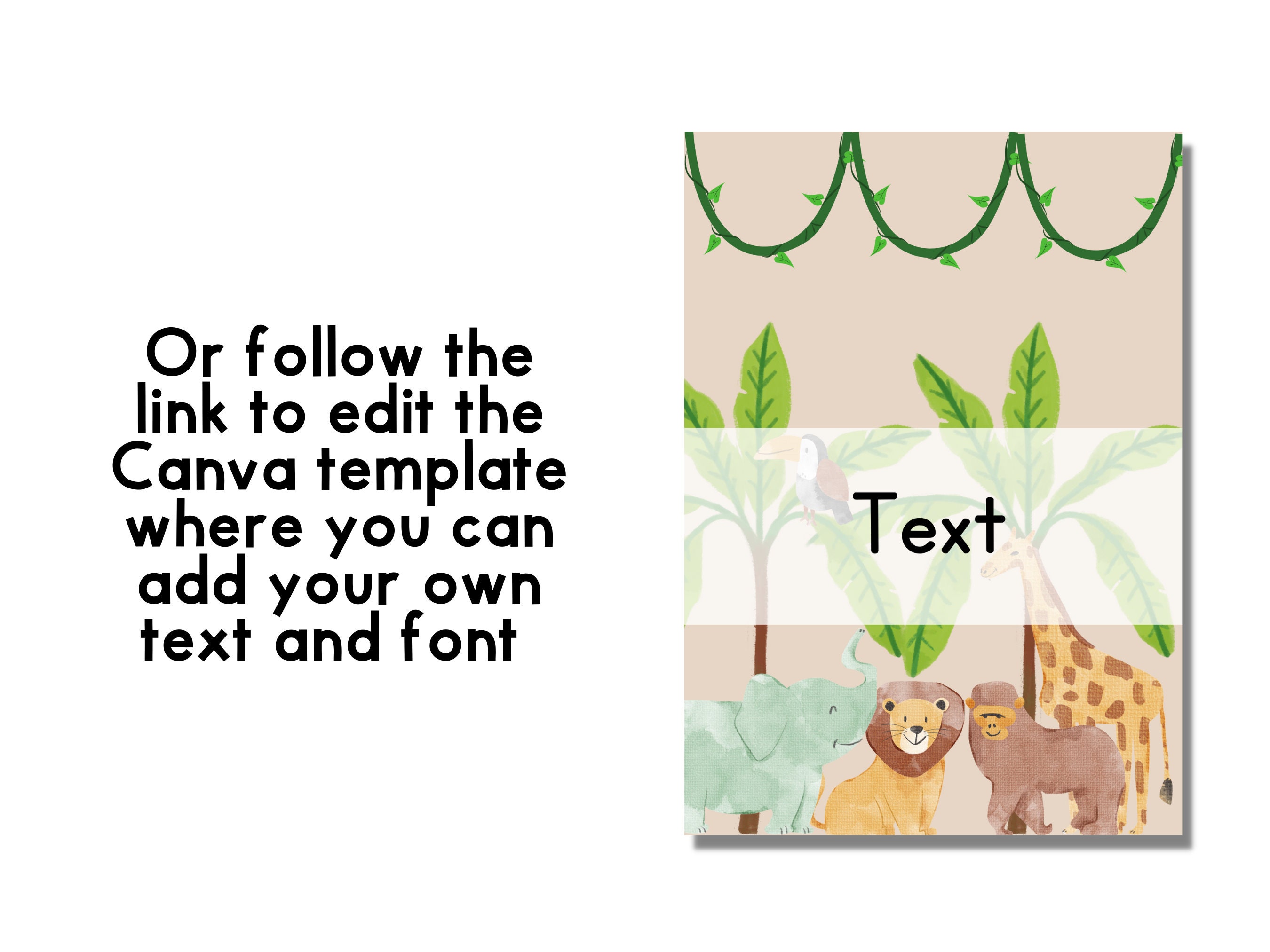 Classroom Poster | Neutral Classroom | Jungle Animal Classroom Decor ...