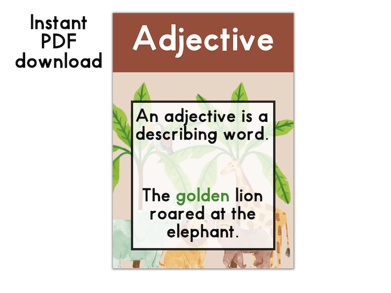 Word Class Posters | Parts of Speech Posters | Elementary Classroom ...