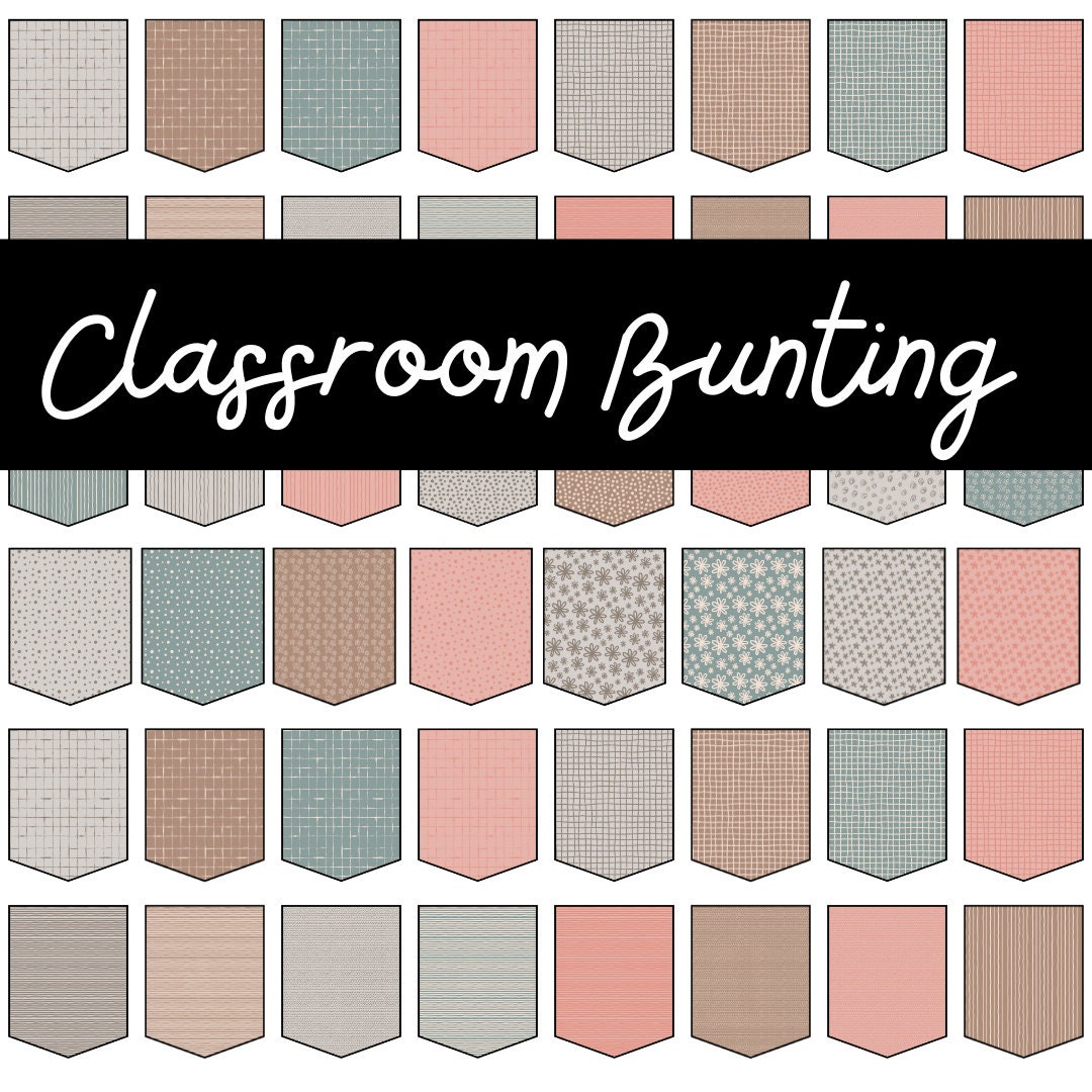 Classroom Bunting | Elementary Classroom Decor | Classroom Display ...