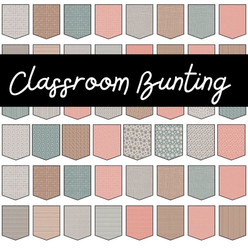 Classroom Bunting | Elementary Classroom Decor | Classroom Display ...