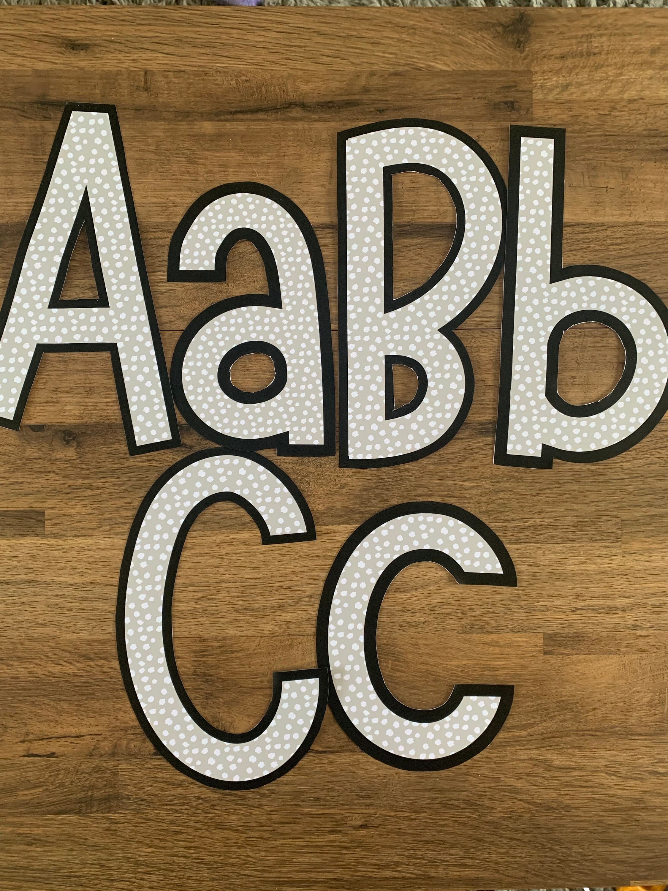 Bulletin Board Boho Classroom Decor Lettering Set - Etsy