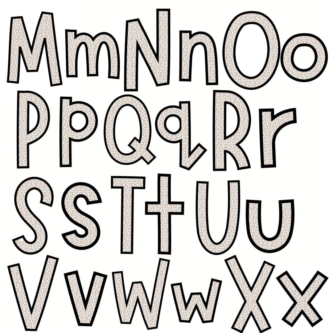 Bulletin Board Boho Classroom Decor Lettering Set - Etsy