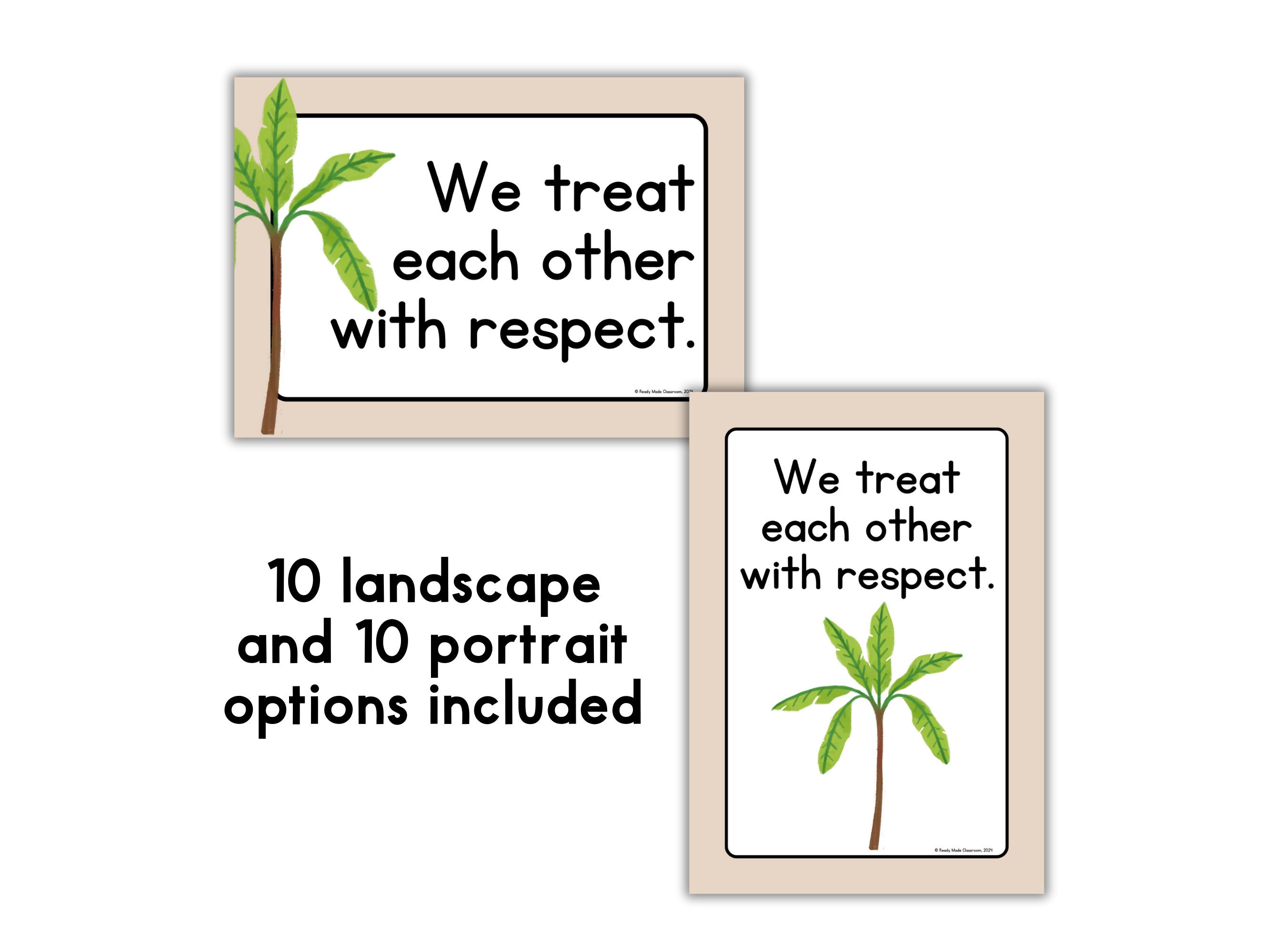 Classroom Rules Posters EDITABLE Expectations Classroom Decor Bulletin ...