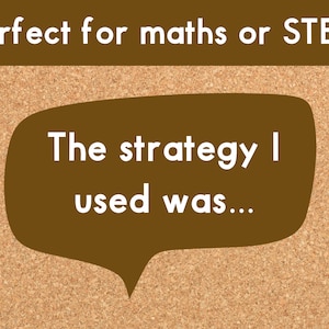 STEM Sentence Stems | Classroom Sentence Starters | Classroom Talk ...