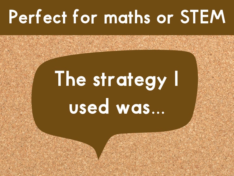 STEM Sentence Stems Classroom Sentence Starters Classroom Talk Posters ...