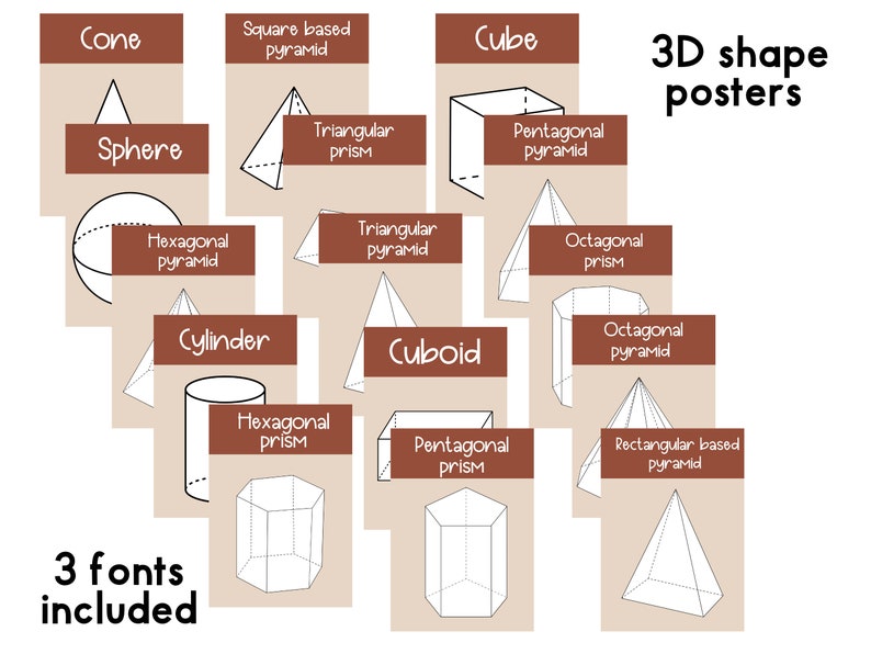 Maths Poster Bundle Neutral Classroom Decor Animal - Etsy