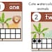 Cute Watercolour Jungle Animal Number Poster | Classroom Poster ...