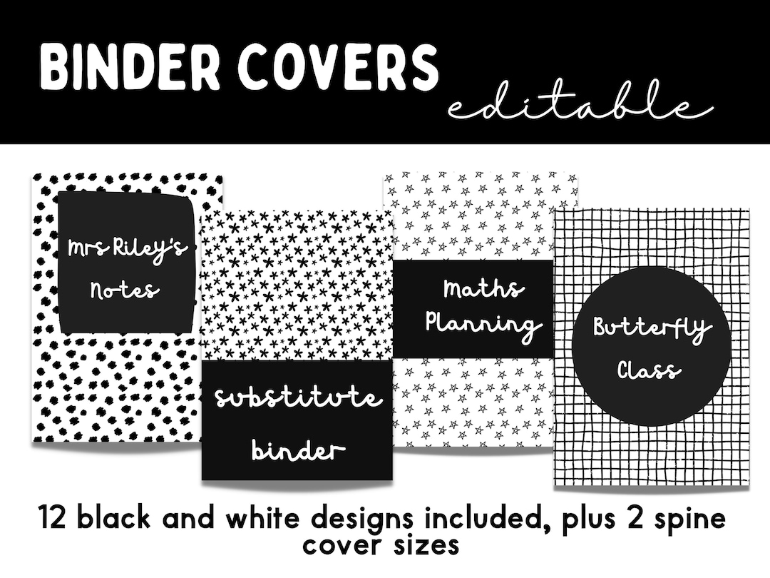 Binder Covers *editable* | Classroom Organization | Classroom Decor ...