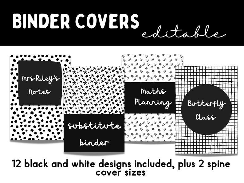 Binder Covers *editable* | Classroom Organization | Classroom Decor ...