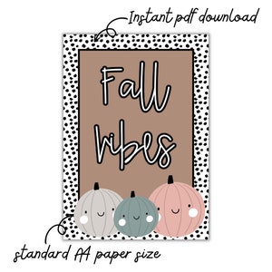 Boho Fall Classroom Posters | Fall Bulletin Board | Fall Classroom ...