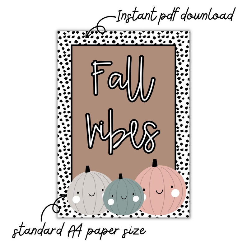 Boho Fall Classroom Posters | Fall Bulletin Board | Fall Classroom ...
