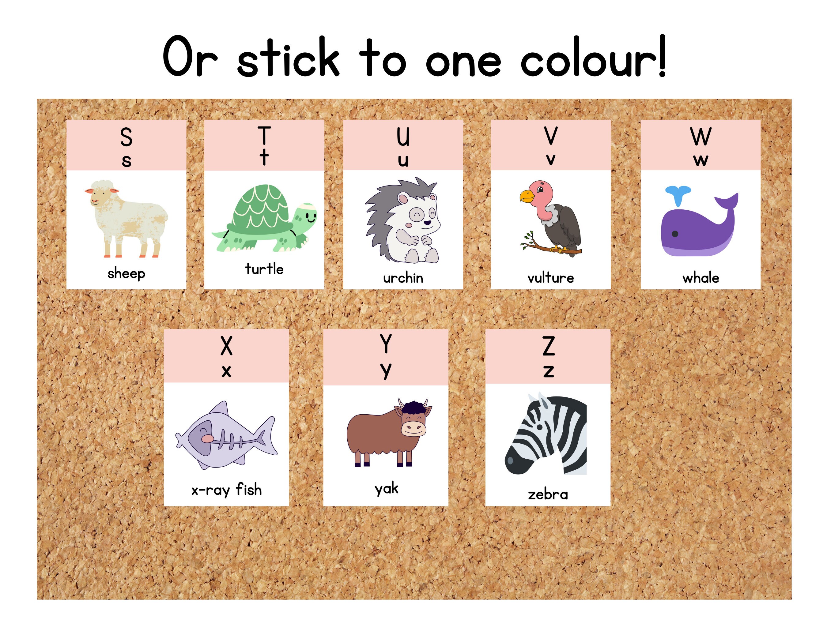 Animal Alphabet Posters | Pastel Classroom Decor | Classroom Display ...