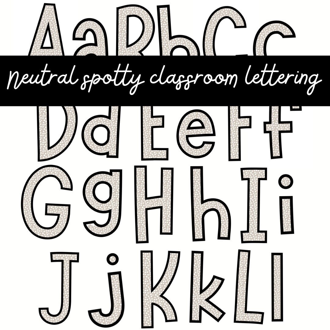 Bulletin Board | Boho Classroom Decor | Lettering Set | Neutral Colours ...