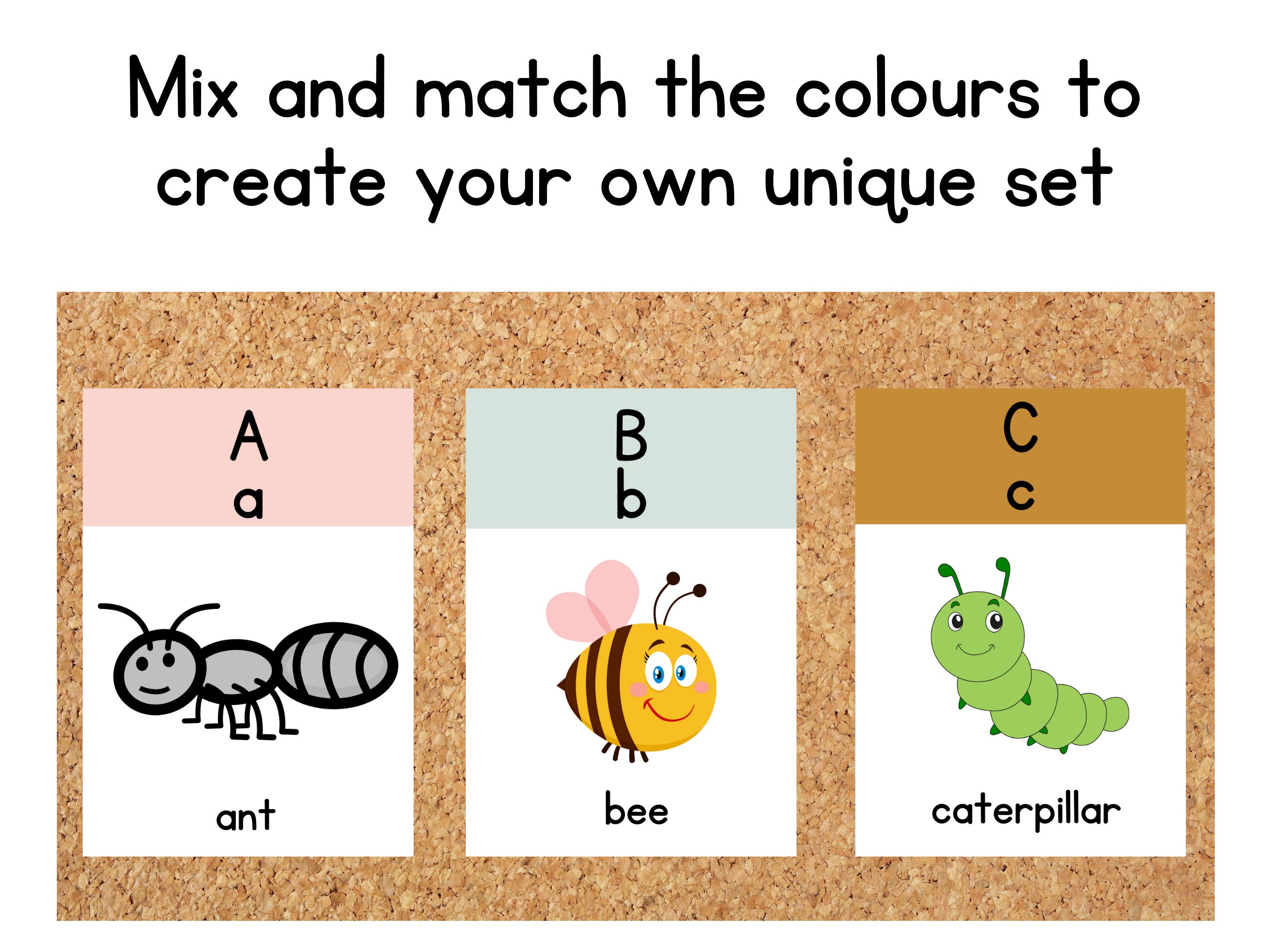 Animal Alphabet Posters Pastel Classroom Decor Classroom Display ...